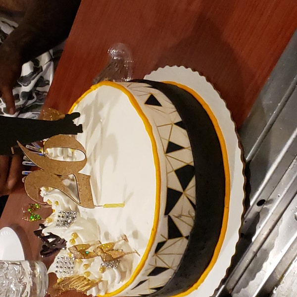 Man in Suit Cake Topper, Custom Birthday Age Topper, Men's Birthday ...