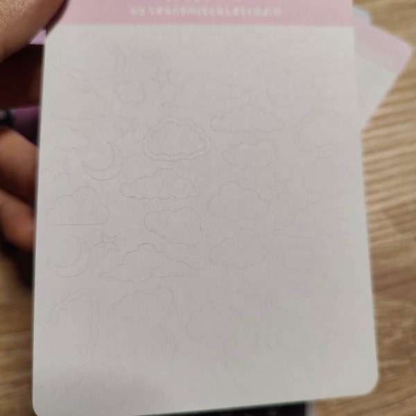 Printable Memo Sheets Christmas Bunny / Cute Pretty Deco Pastel Polco ...