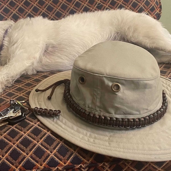 Hat Band, Paracord 550, Choice of Colours, Sizes & 3 Weaves, Custom ...