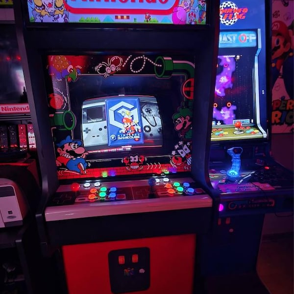 Mario Bros Arcade Monitor Bezel Sticker/decal - Etsy