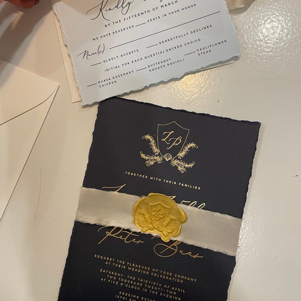 Sample Invitation Suite - Etsy