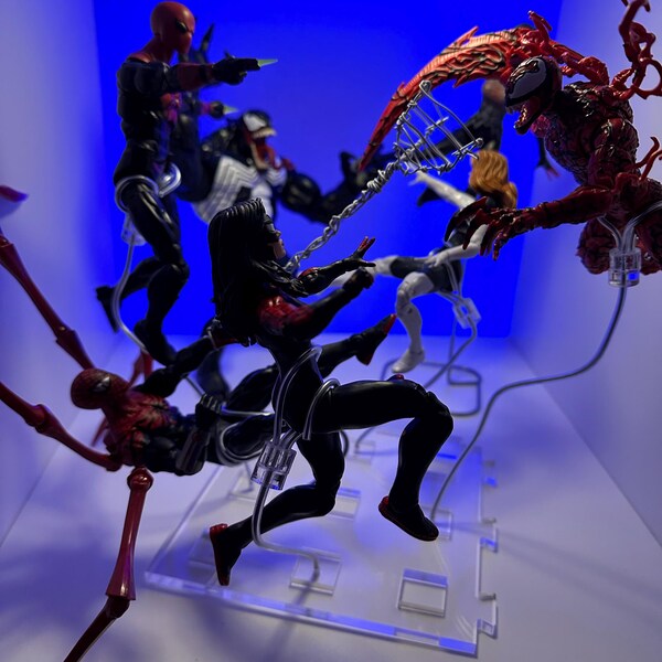 Action Figure Adjustable Pillar Display Stand Set - Etsy