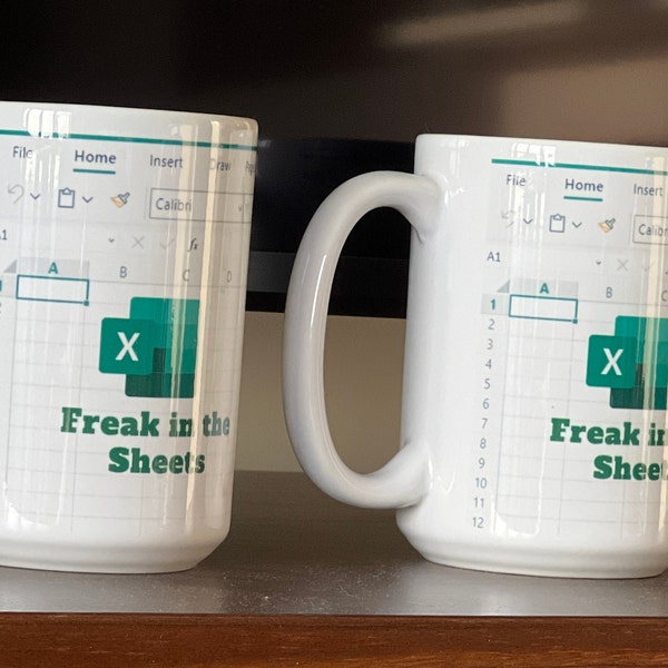 Excel Mug Excel Cheat Sheet Mug Excel Tips Excel Shortcuts Office