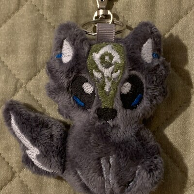 ITH Blue Dragon Sea Slug Plush Embroidery Pattern Adorable Blue ...