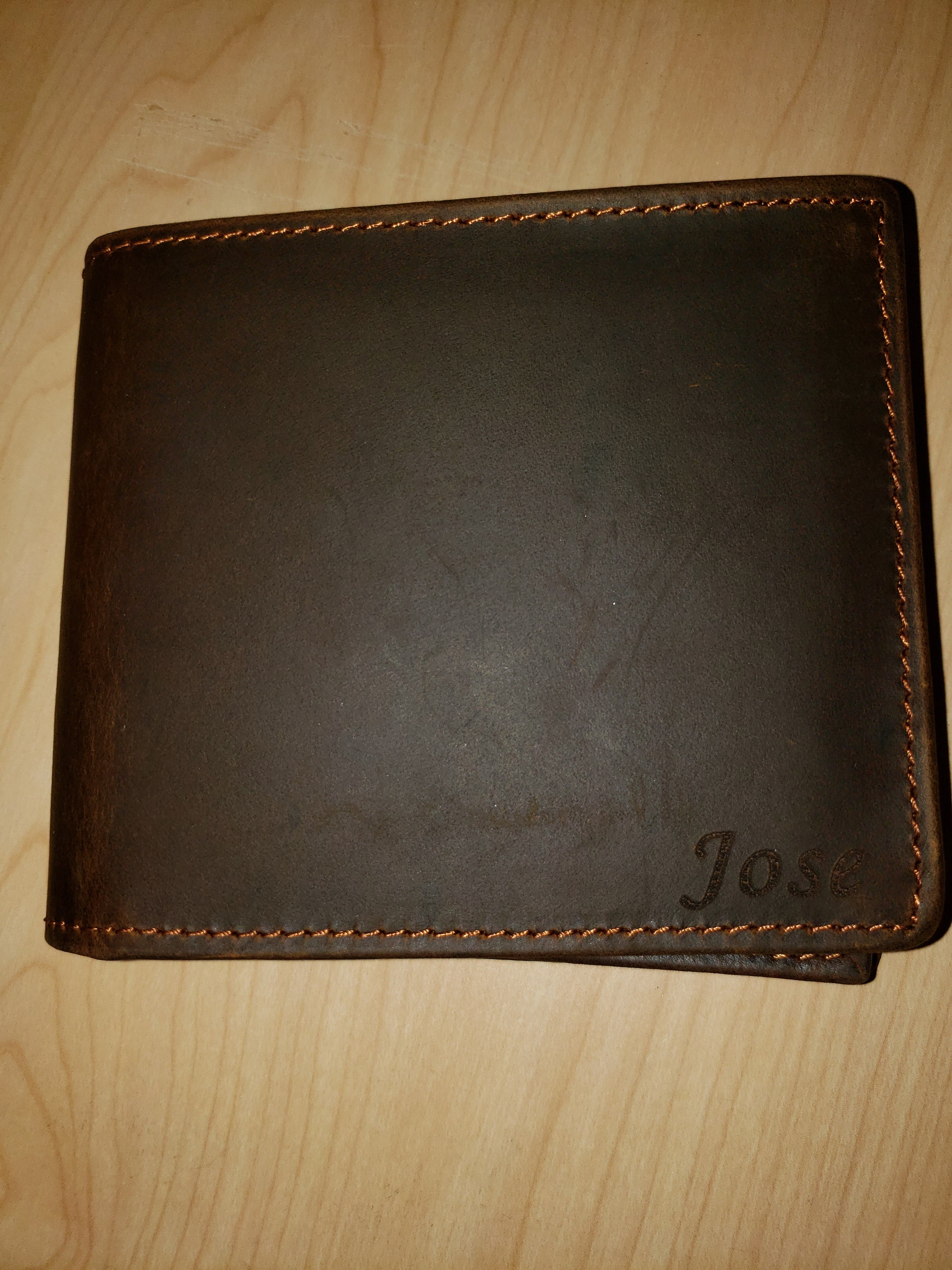 Personalized Leather Wallet Personalized Wallet Personalized | Etsy