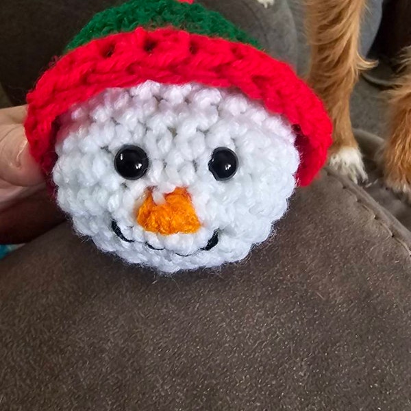 Crochet Snowman Bauble Pattern - PDF Pattern Digital Download in ...
