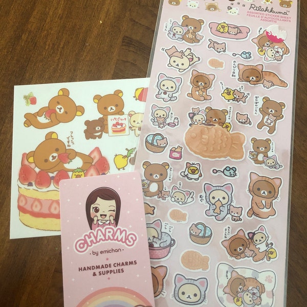 C1 Rilakkuma Sticker Sheet X - Etsy