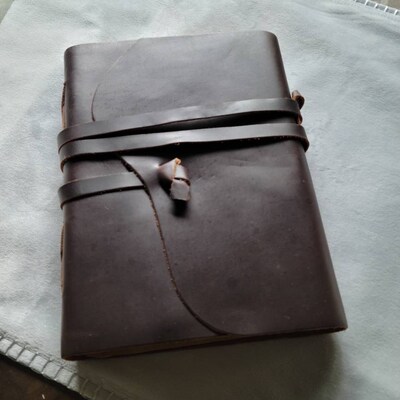 LEATHER JOURNAL Handmade Vintage Deckle Edge Unlined / Lined Paper ...