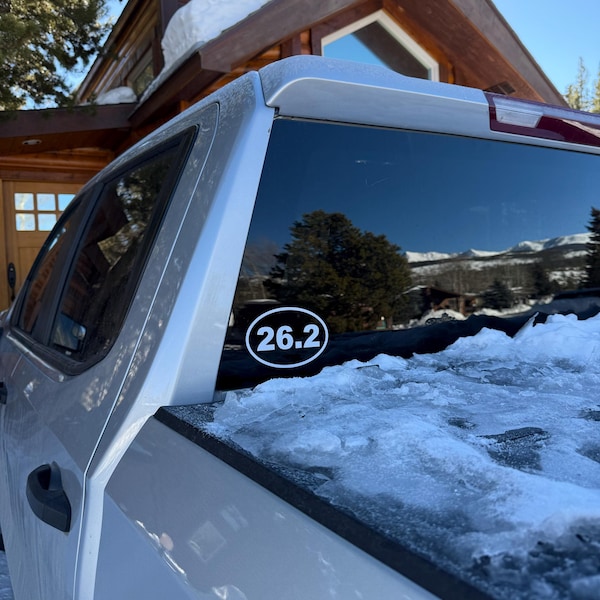 26.2 Marathon Decal, 26.2 Marathon Sticker, 26.2 Vinyl Decal, 26.2 ...