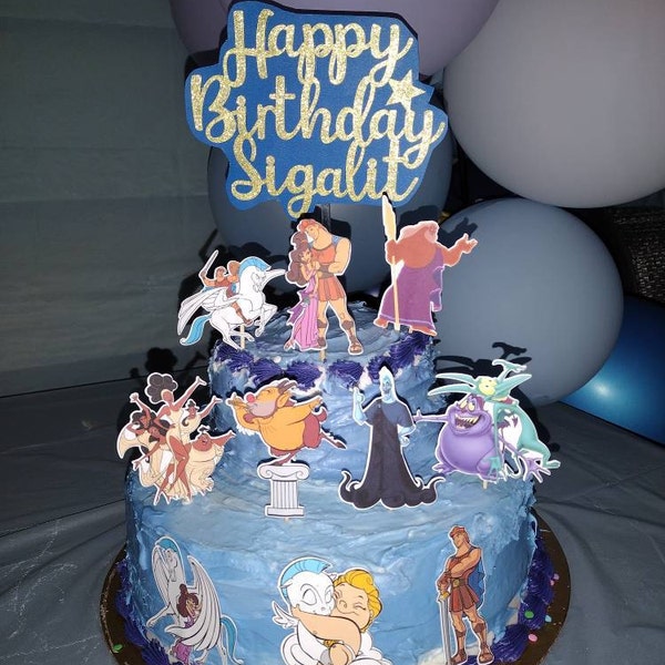 Hercules Cupcake Toppers, Party Supplies - Etsy