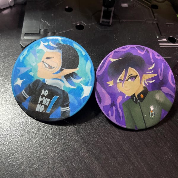 Persona 2 Splatoon Buttons - Etsy