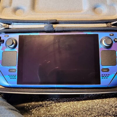 Moonlight Steam Deck Skin, Blue Night Sky Clouds, Steam Deck OLED ...