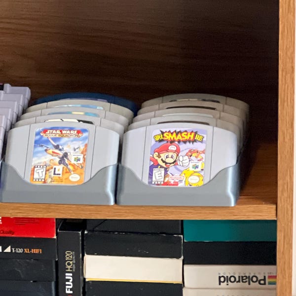 N64 Game Cartridge Anti Dust Storage Display Holder V2 - Etsy
