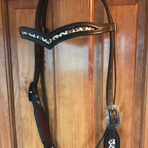 Original Red & Cheetah Tack Set USA Made Bling Leather - Etsy