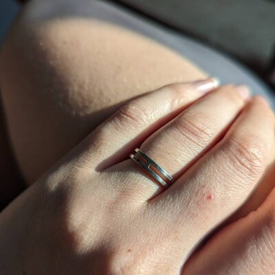 Sterling Silver Female Symbol Ring, Feminist Symbol Ring, Venus Symbol ...