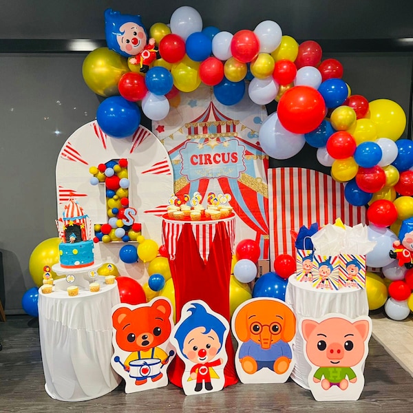 Plim Plim Character Stands, 24in Tall, Party Signs, Cutouts, Standees ...