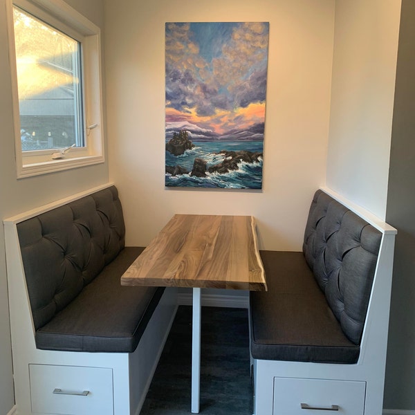 Custom Order: Seat and Back Cushions, Tufted Back Cushion, Seat Cushion ...