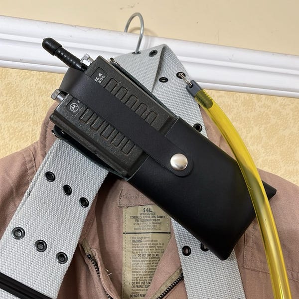 Ghostbusters Walkie Talkie Motorola MT500 Radio Leather Holster ...