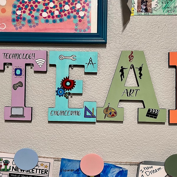 Custom Hand Painted Wall Letters - Etsy