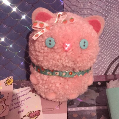 Wonderland Pom Pom Ornament Giant Ornament Gingerbread Charms Handmade ...