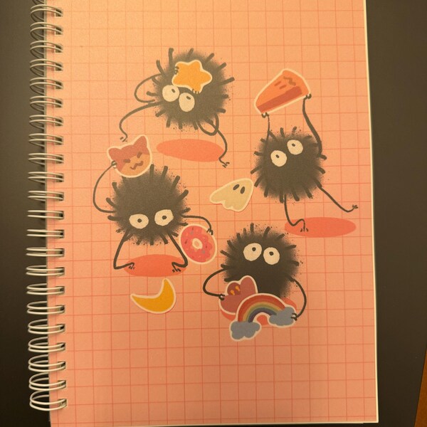 A5 Soot Spirits Reusable Sticker Book - Etsy