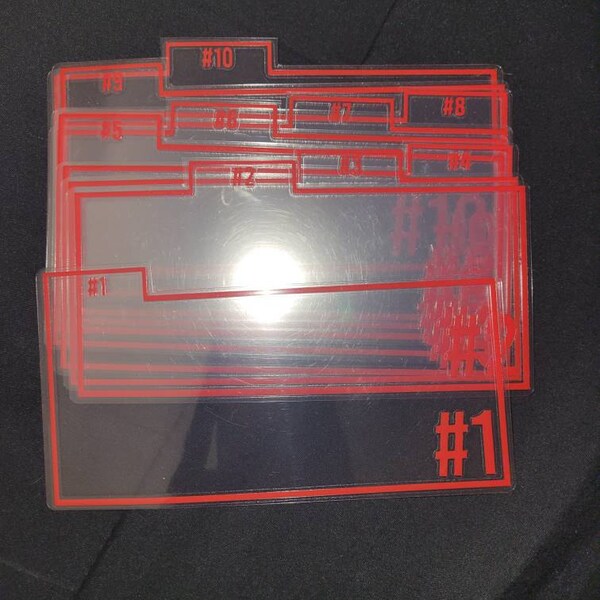 Wallet Dividers With Tabs Colorful Cash Dividers for Wallets Cute Cash ...