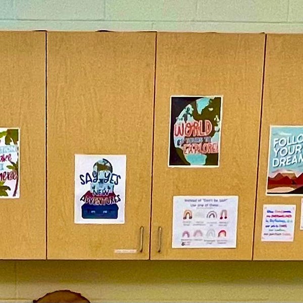 Let's Explore Printable Motivational Bulletin Board Set, Bright ...