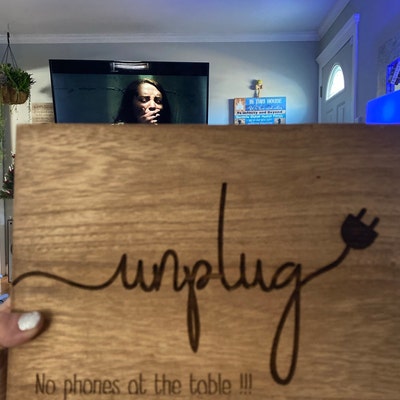 Personalized Unplug Box Family Phone Lock up Wood Cell Phone Holder - Etsy