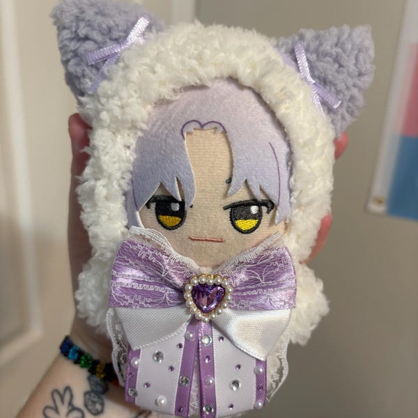 Black Purple Wolf | Japanese Nui-fuku | for Chibigurumi Nui Plush Dool ...