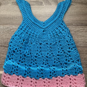 Crochet Dress PATTERN Granny Triangle Pinafore Dress sizes - Etsy