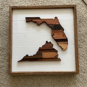 Tennessee Rustic Wood State Cut Out Wooden Tennessee State | Etsy