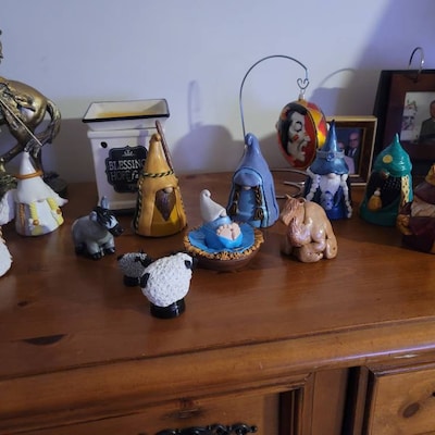 Gnome Nativity Sets 3 Piece to 11 Piece - Etsy