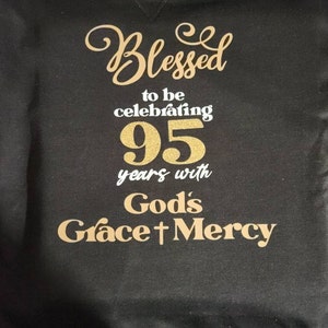 95 Years Old Svg, 95 Birthday Svg, Blessed Birthday Svg, Gods Grace and ...