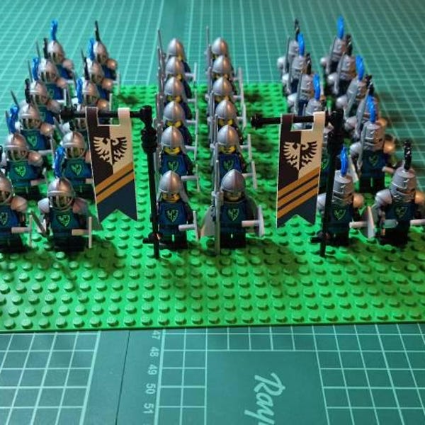 Lego Castle - Fabric Flags, Various Styles and Factions. Minifigure ...