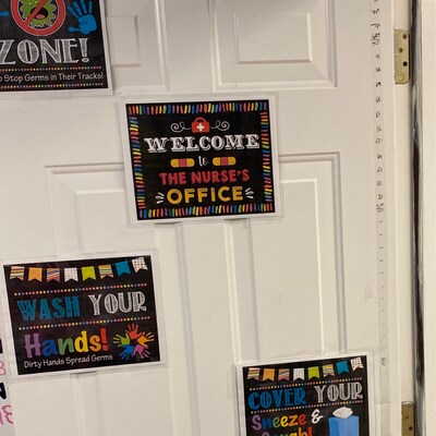 Health Room Office Posters, School Health Posters, Nurse, INSTANT ...