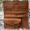 Leather Clutch Pattern - Leather Wallet Pattern - Leather Template ...