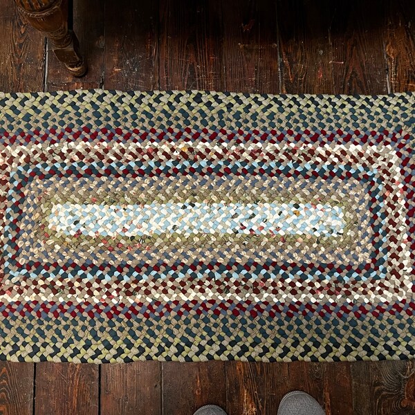 Made to Order Custom Handmade Recycled Braided Round Rug / Rag Rug in ...