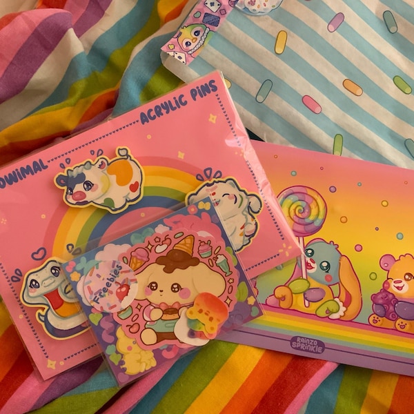 Gummy Pets Sticky Notes ~ Gummy Bear Candy Theme Stationery ~ Cat Face ...