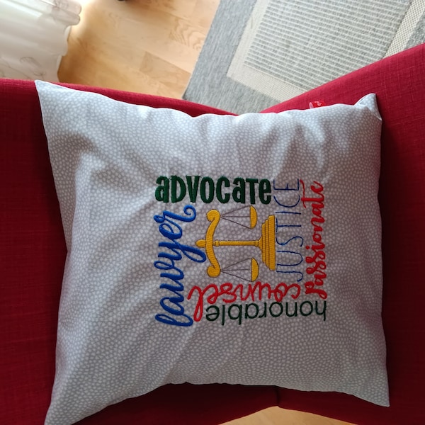 Lawyer Subway Art - Machine Embroidery Design - 5x7 6x10 8x8 Sizes ...