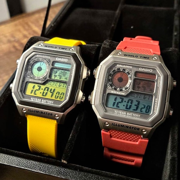 Casio AE-1200 Gradient Filter Screen - Etsy