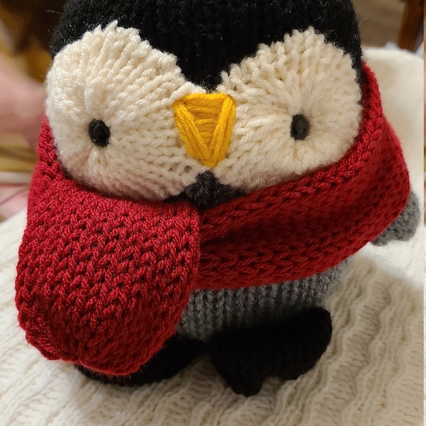 Baby Penguin - Circular Knitting Machine Pdf Pattern - Sentro Addi ...