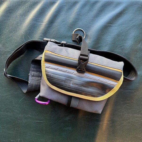 BELT PACK, U Lock Holster Hip Bag From Recycled Tire and CORDURA ...