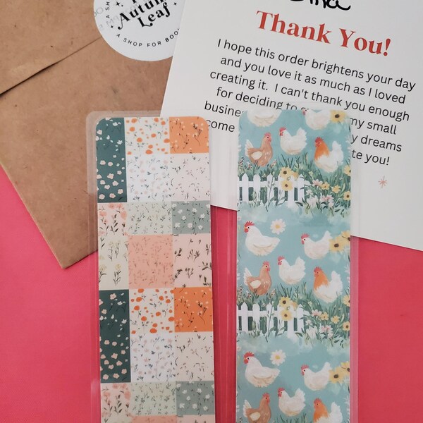 Yellow Spring Bookmarks | Summer Bookmark | Spring Bookmark | Cute ...