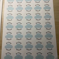 24 Pcs Kraft Sticker Labels Craft Sticky Labels Brown - Etsy UK