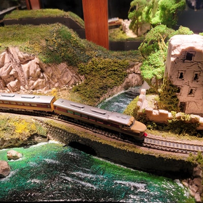 Model Train Layout Diorama in N Scale 1/160 - Etsy