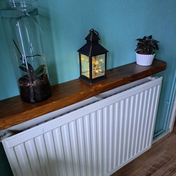 Handmade Radiator Shelf, Made From Solid Wood, Rustic Style ...