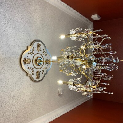 Pineapple Ceiling Medallion, Ceiling Medallions, Pineapple Decor, White ...