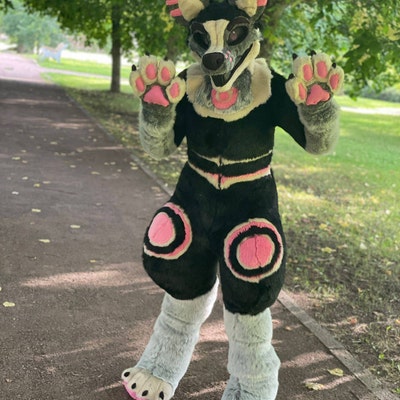 DIGITAL Digitigrade Bodysuit Pattern for Fursuits Sized Medium Female ...