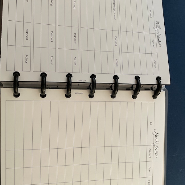 Checkbook Register Inserts, Check Transaction Register Pages, Budget ...