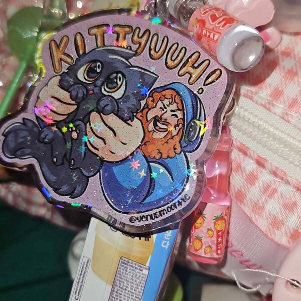 Smilin Friends Heart Hands Fanart Sparkle Stickers | Holographic ...